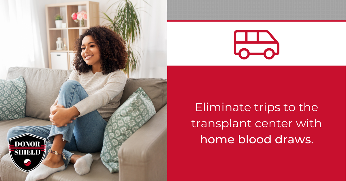 Home Blood Draws for Kidney Donors | Donor Shield Protections