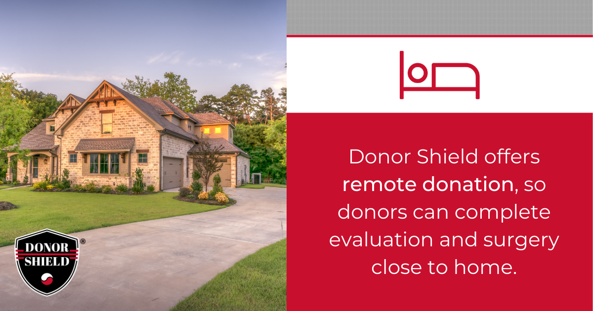 Remote Kidney Donation | Donor Shield Protections